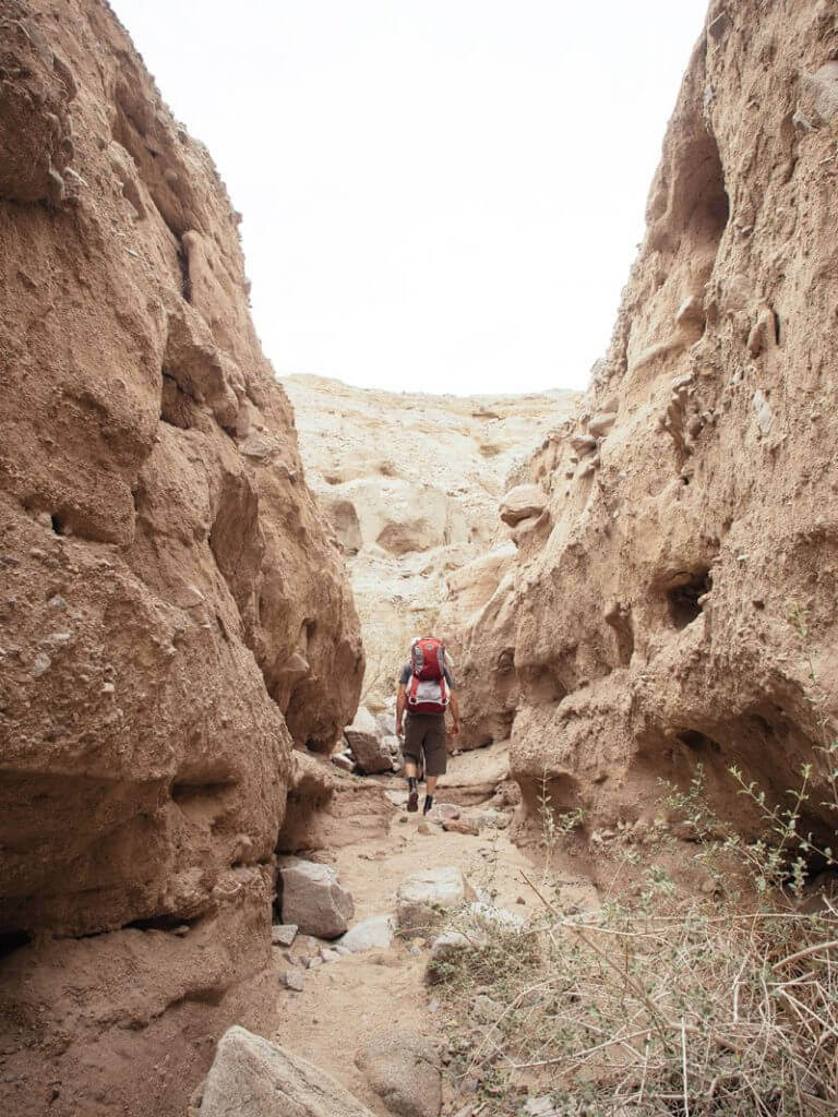 Climbing the Ladder Canyon Trail in Mecca Hills – Garden Betty