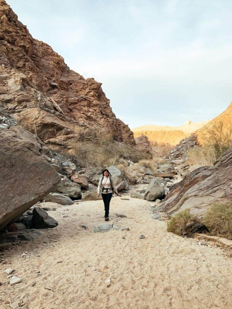 Climbing the Ladder Canyon Trail in Mecca Hills – Garden Betty