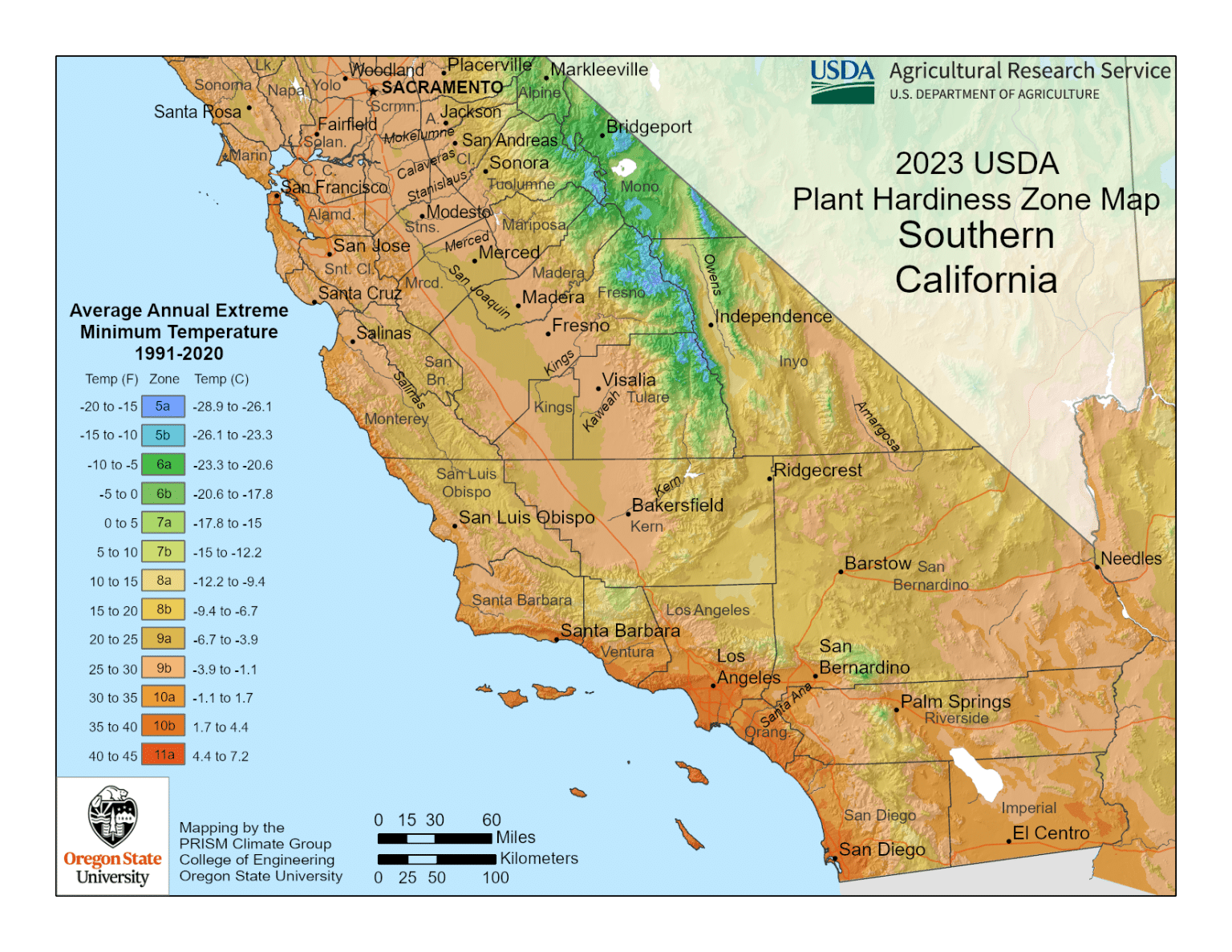 Look Up Your Growing Zone and State Map of USDA Hardiness Zones ...